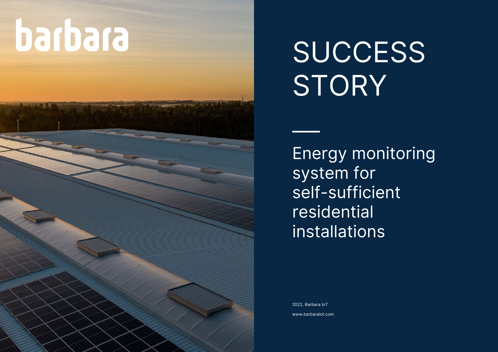Barbara - Energy monitoring system for self-sufficient residential ...